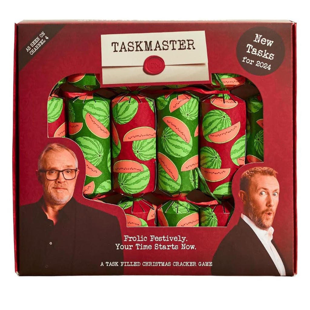 Taskmaster Christmas Crackers Pack of 6 with Original Tasks for Family ...