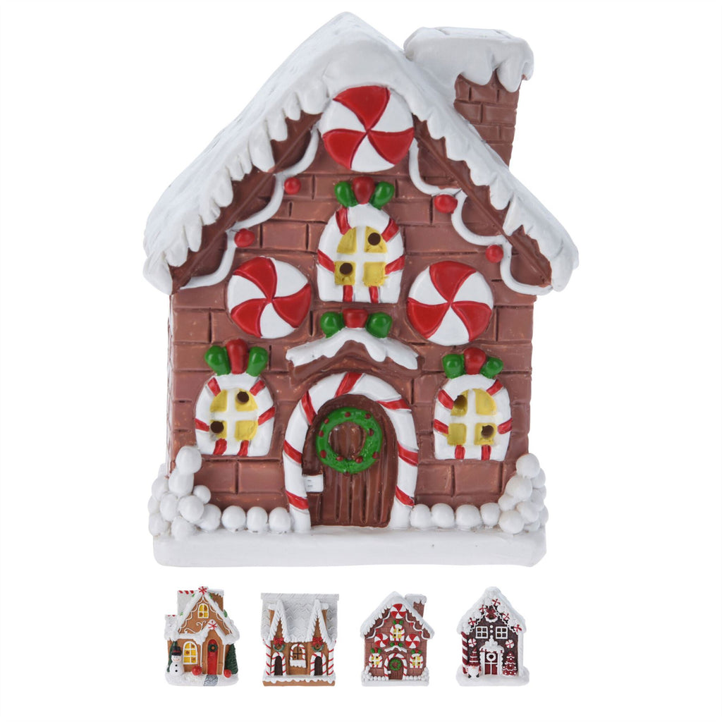 Gingerbread LED Christmas House | Christmas Village Festive Light-up H ...