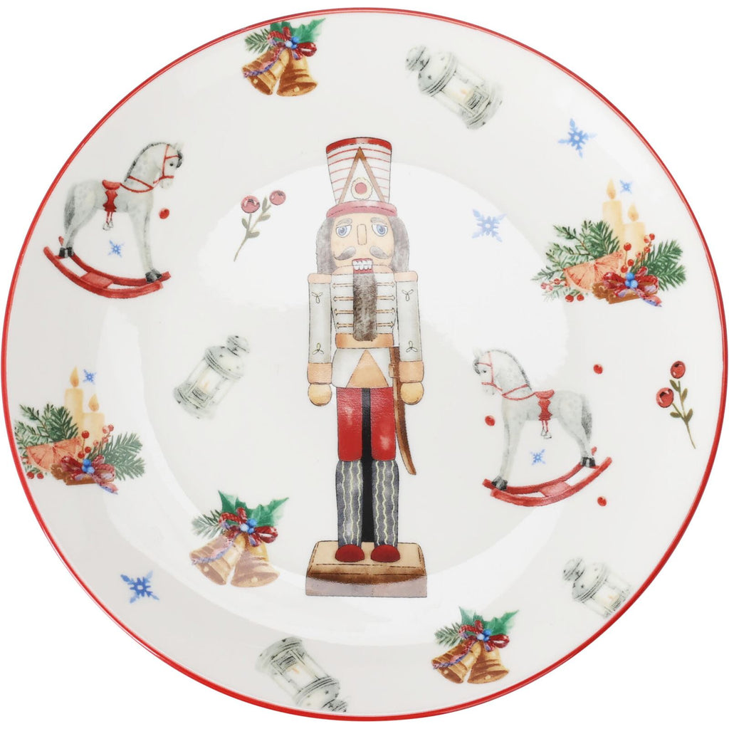 Christmas Nutcracker Side Plate | Traditional Festive Ceramic Snack Pl ...
