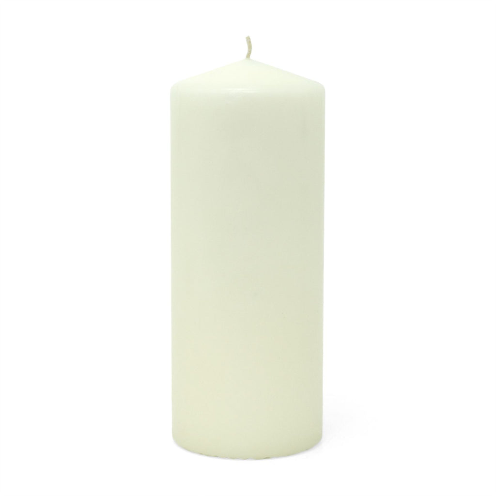 Extra Large Unscented Ivory Church Pillar Candle | Candle for Home & E ...